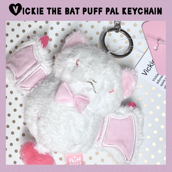 Fluffnest | Accessories | Kawaii Vickie Bat Keychain Bag Charm 6 Plush ...